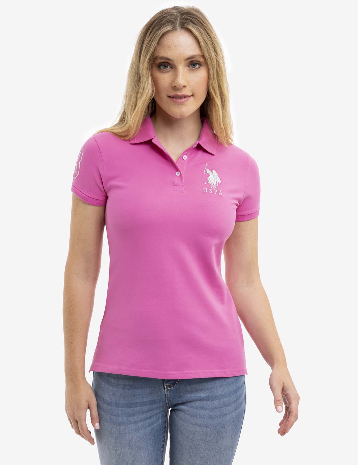 USPA METALLIC PRINT POLO SHIRT– U.S. Polo Assn.