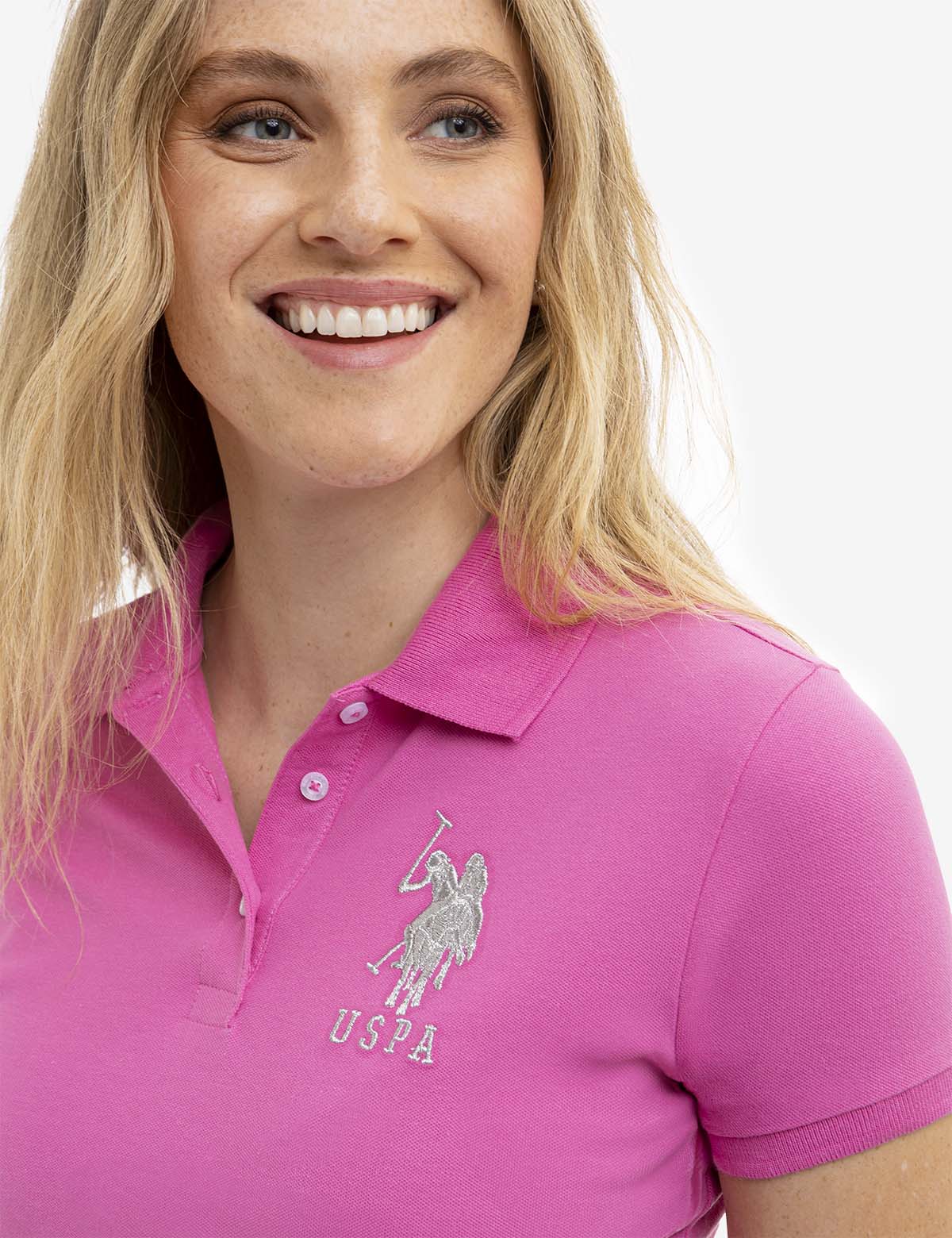 USPA METALLIC PRINT POLO SHIRT– U.S. Polo Assn.
