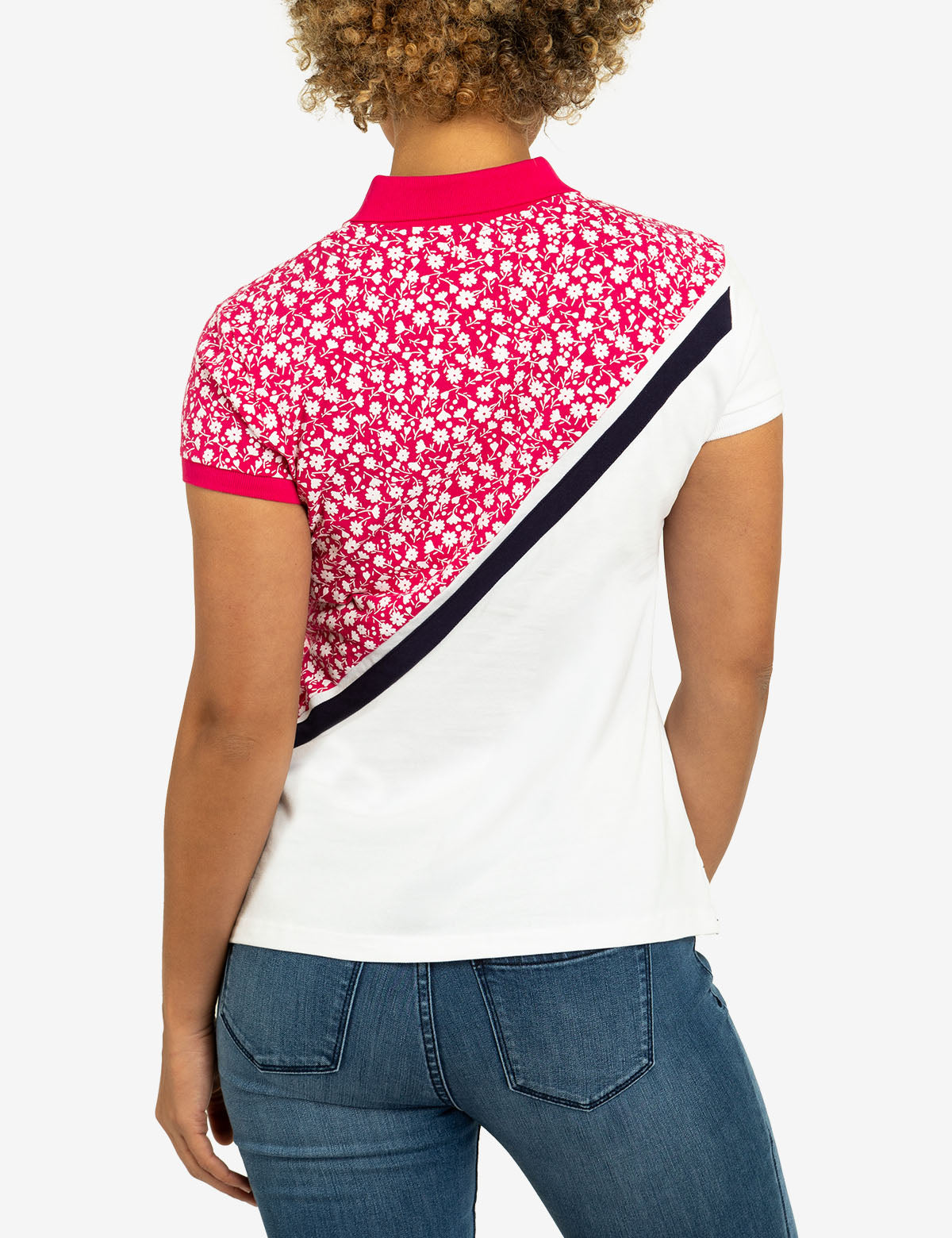 DITSY DIAGONAL COLORBLOCK POLO SHIRT– U.S. Polo Assn.