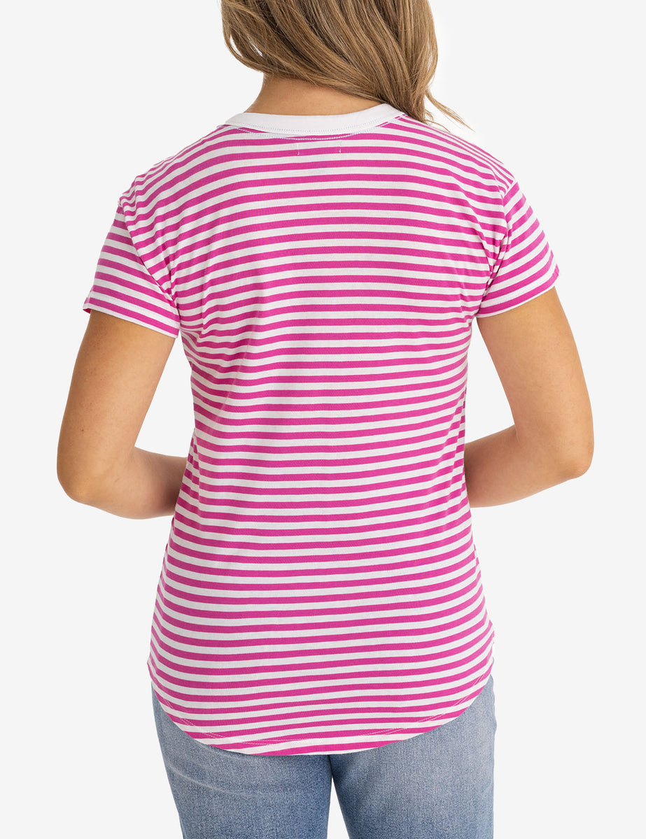 CONTRAST RINGER STRIPE CREW T-SHIRT– U.S. Polo Assn.