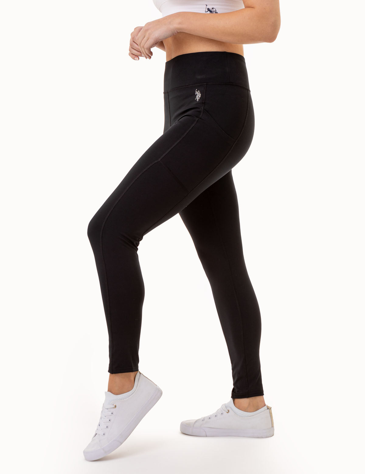 USPA SPORT HIGH WAISTED ESSENTIAL LEGGING– U.S. Polo Assn.