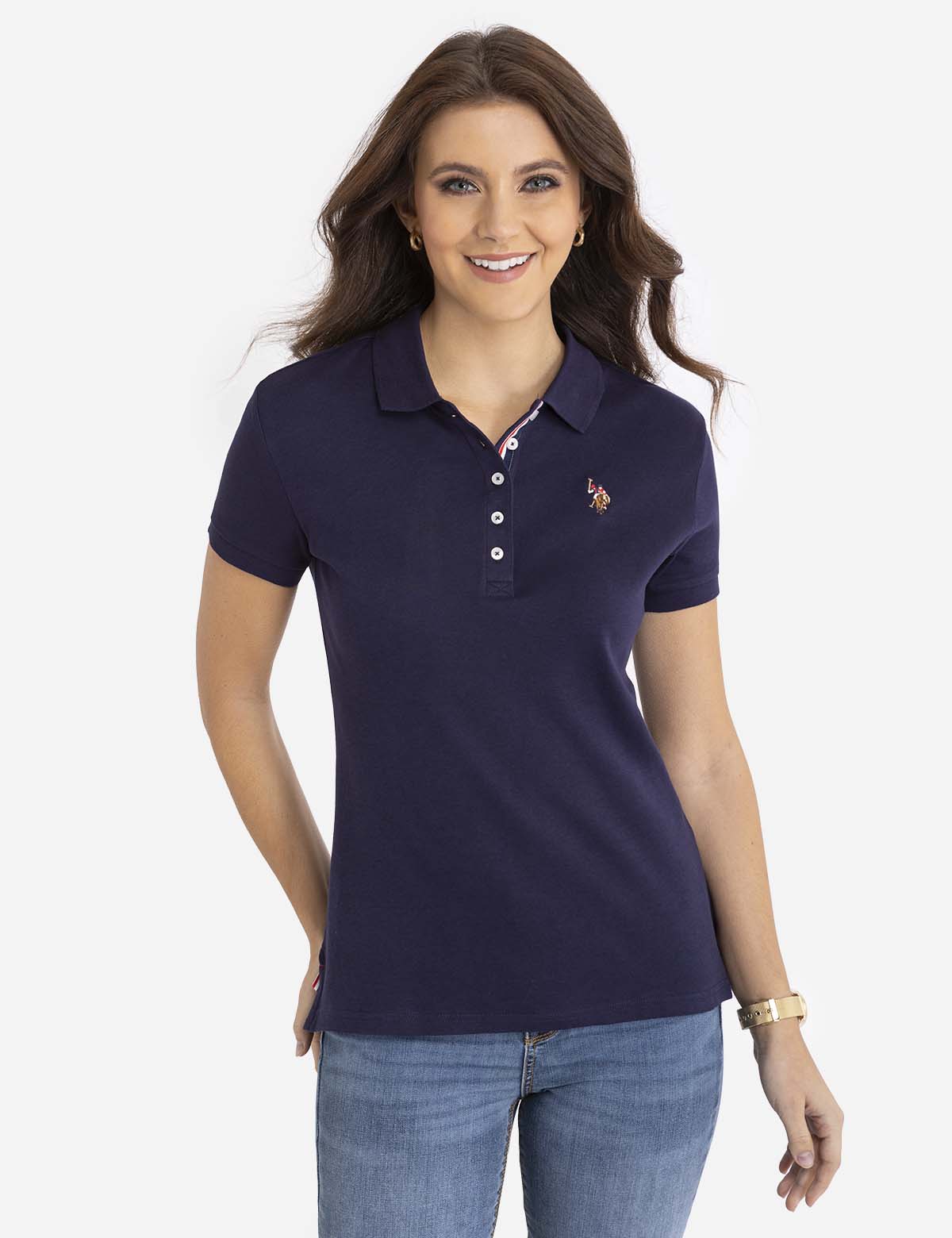 SOLID INTERLOCK POLO SHIRT– U.S. Polo Assn.