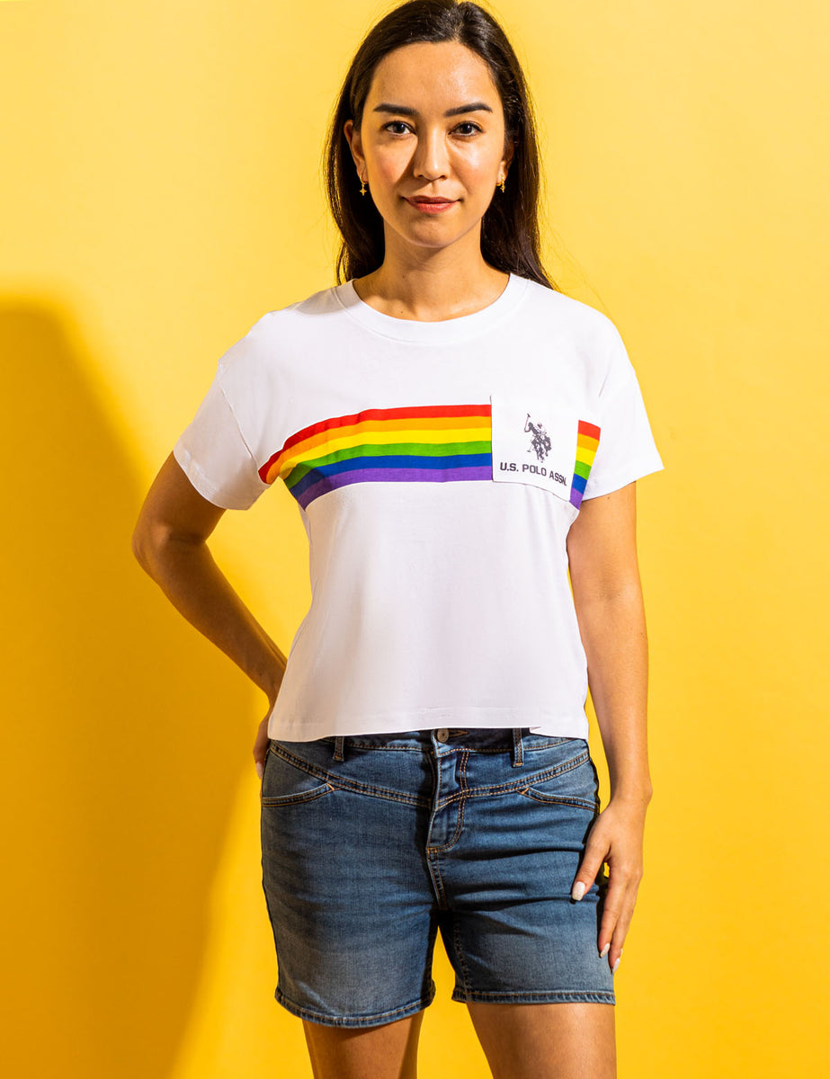 PRIDE STRIPE GRAPHIC T-SHIRT– U.S. Polo Assn.