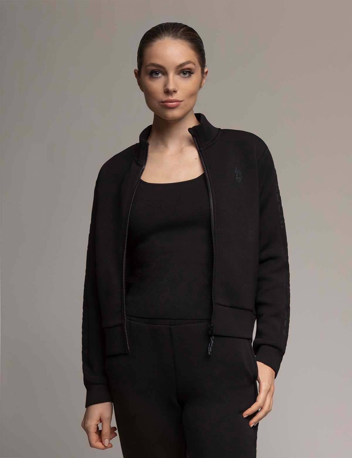 WHITE LABEL MOCK NECK FULL ZIP SCUBA TRACK JACKET– U.S. Polo Assn.