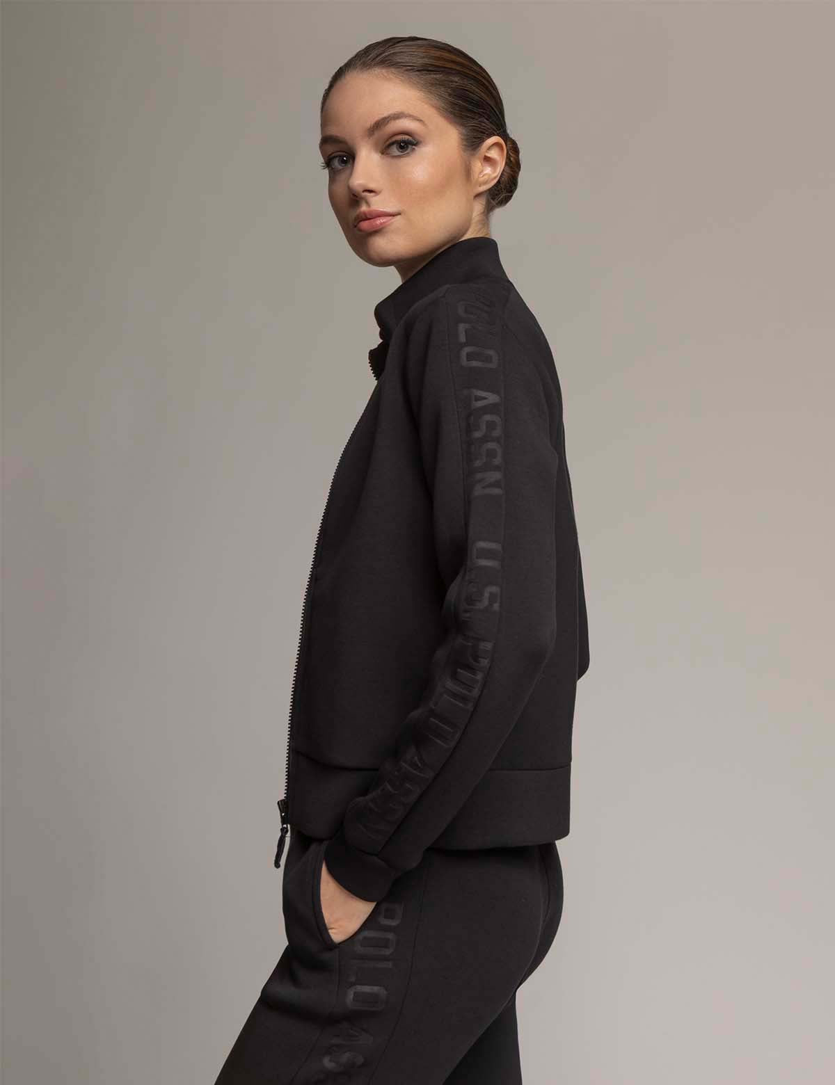 WHITE LABEL MOCK NECK FULL ZIP SCUBA TRACK JACKET– U.S. Polo Assn.