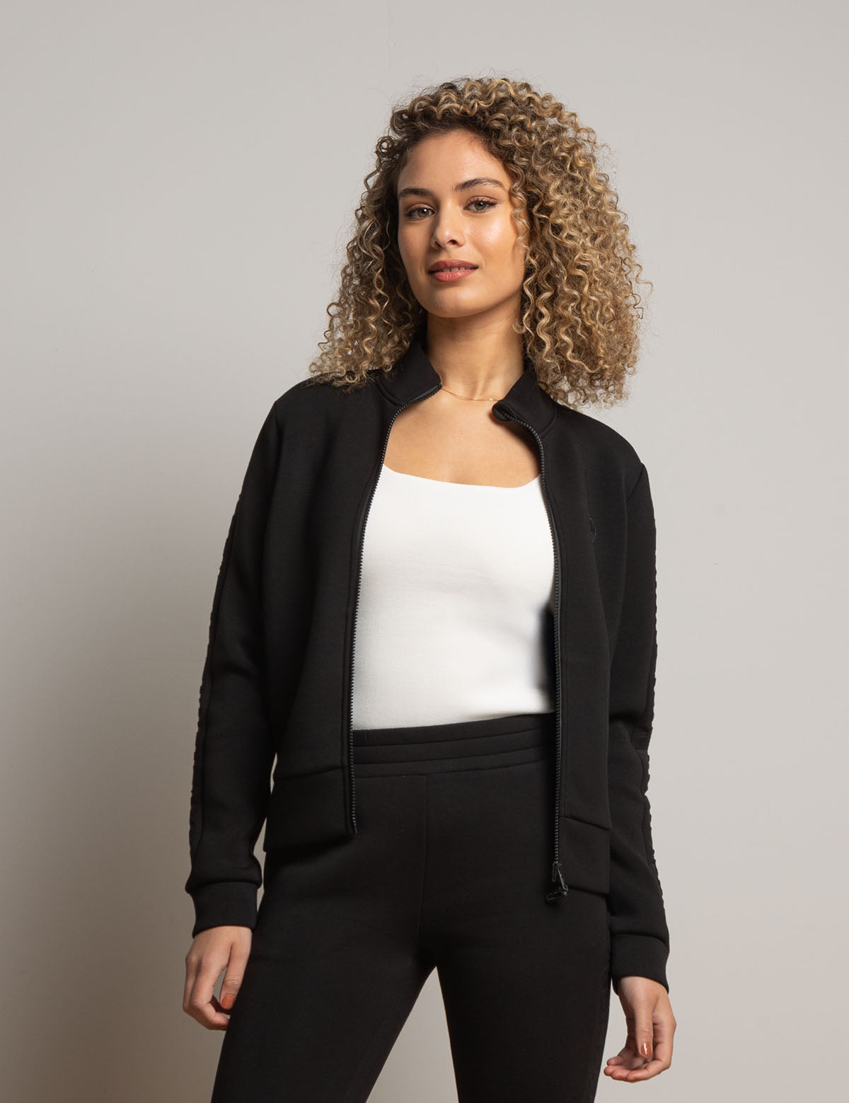 WHITE LABEL MOCK NECK FULL ZIP SCUBA TRACK JACKET– U.S. Polo Assn.