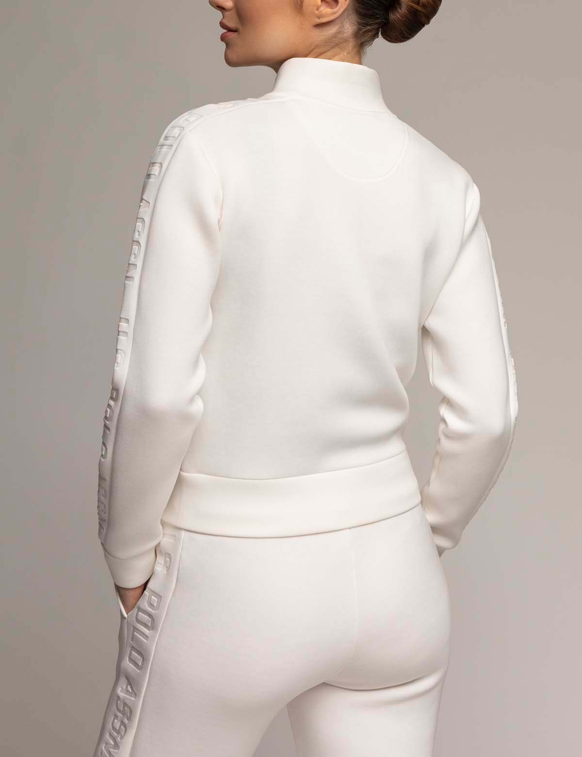 WHITE LABEL MOCK NECK FULL ZIP SCUBA TRACK JACKET– U.S. Polo Assn.