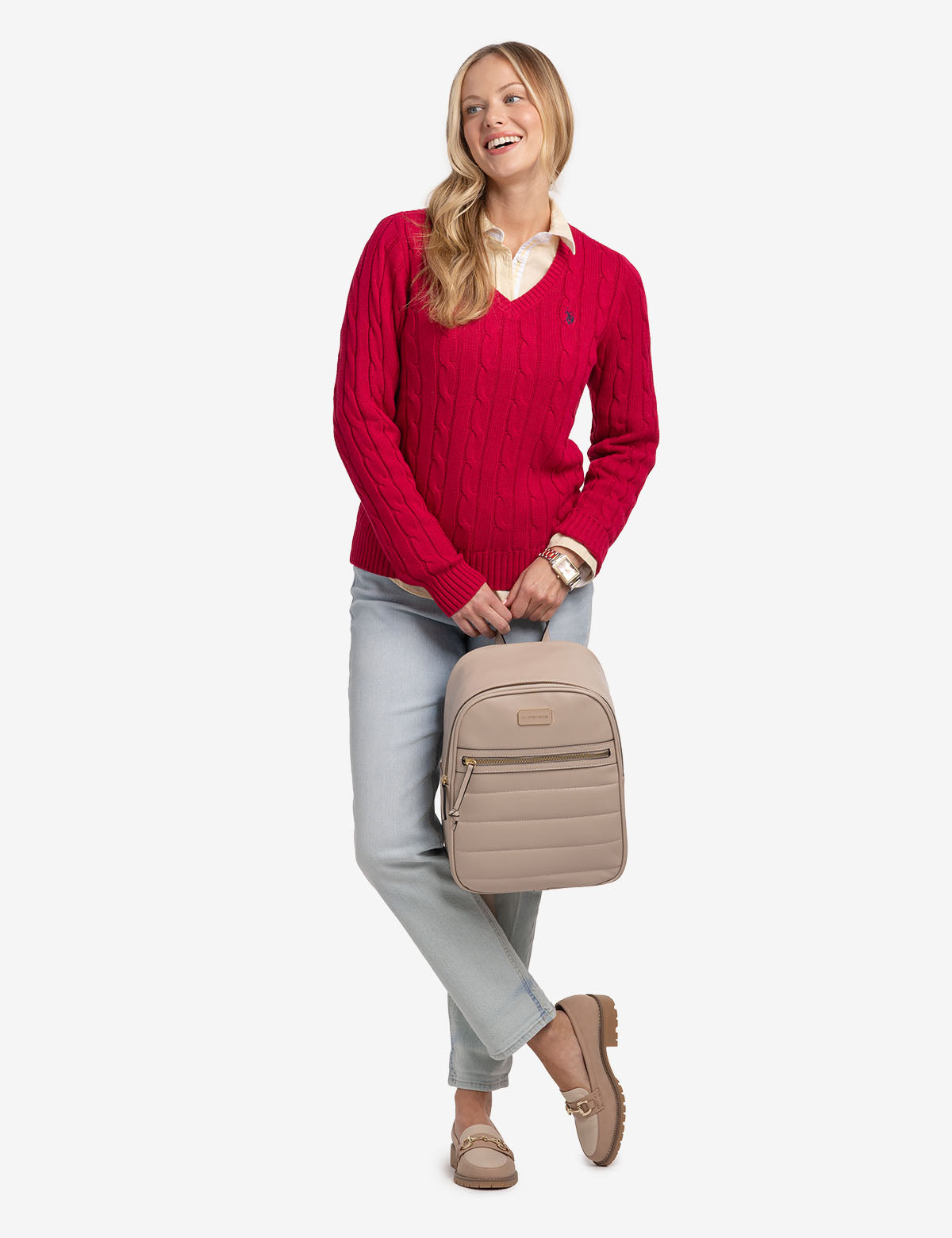 CHANNEL QUILTED BACKPACK– U.S. Polo Assn.