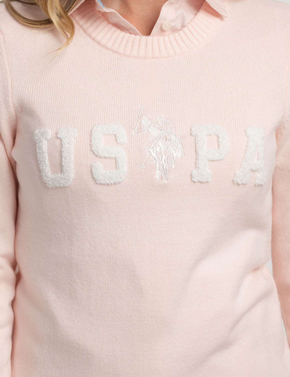 USPA LOGO CREW NECK SWEATER– U.S. Polo Assn.