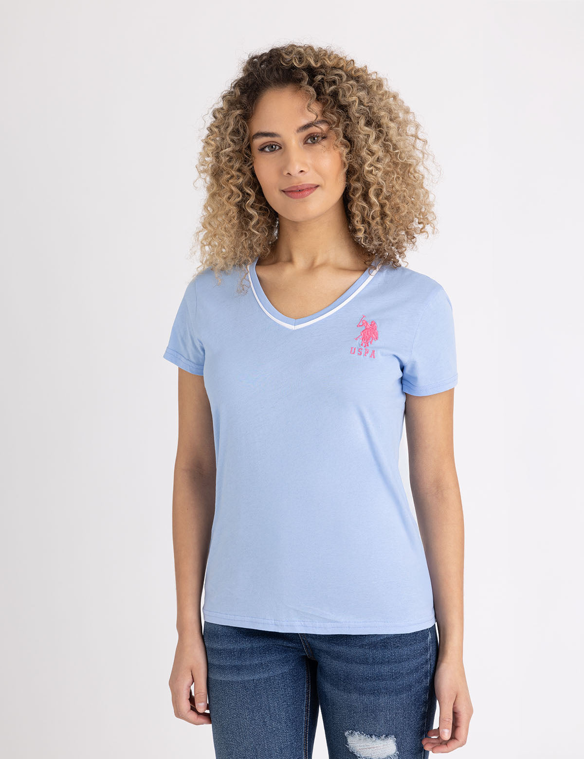 TRIPLE CROWN V-NECK T-SHIRT– U.S. Polo Assn.