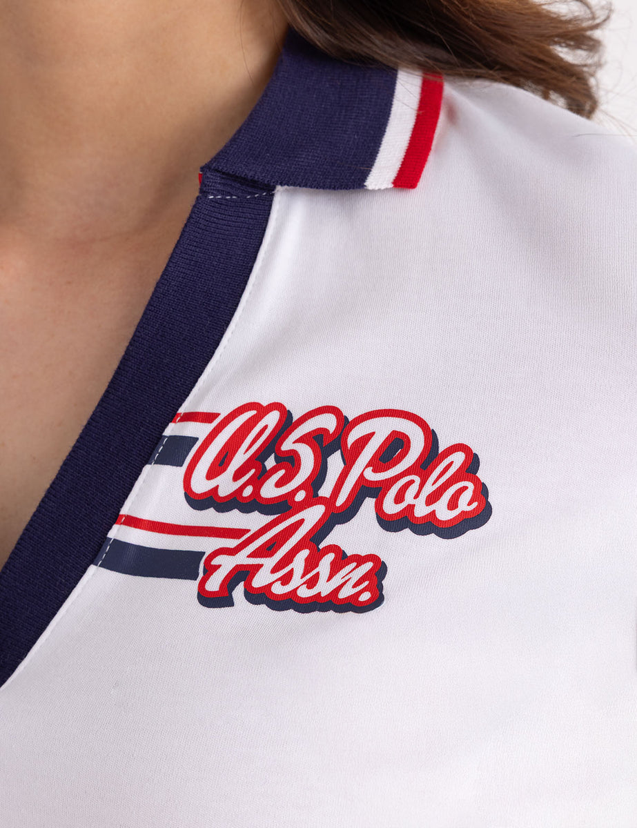 TIPPED AMERICANA SPLIT NECK POLO SHIRT– U.S. Polo Assn.