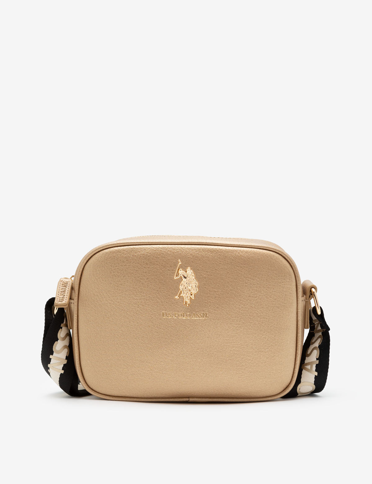 CLASSIC ZIP METALLIC CROSSBODY BAG– U.S. Polo Assn.