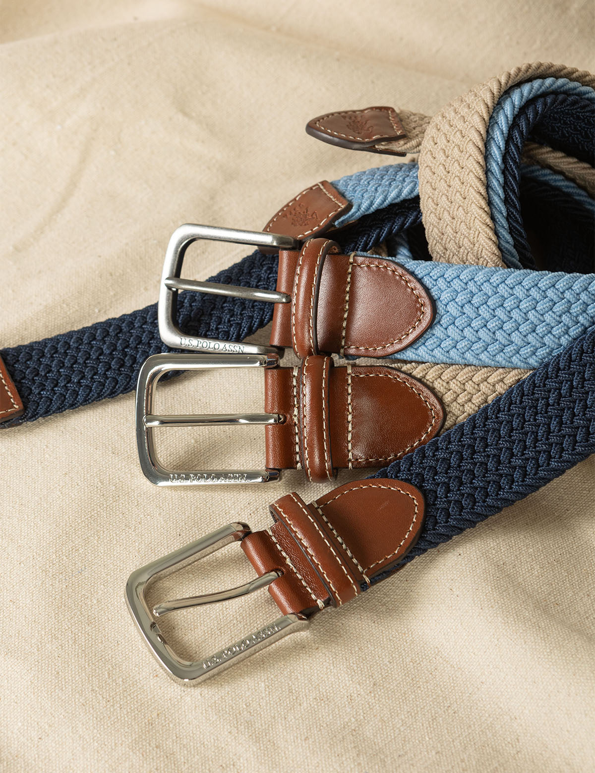 MENS STRETCH WEBBED BELT– U.S. Polo Assn.