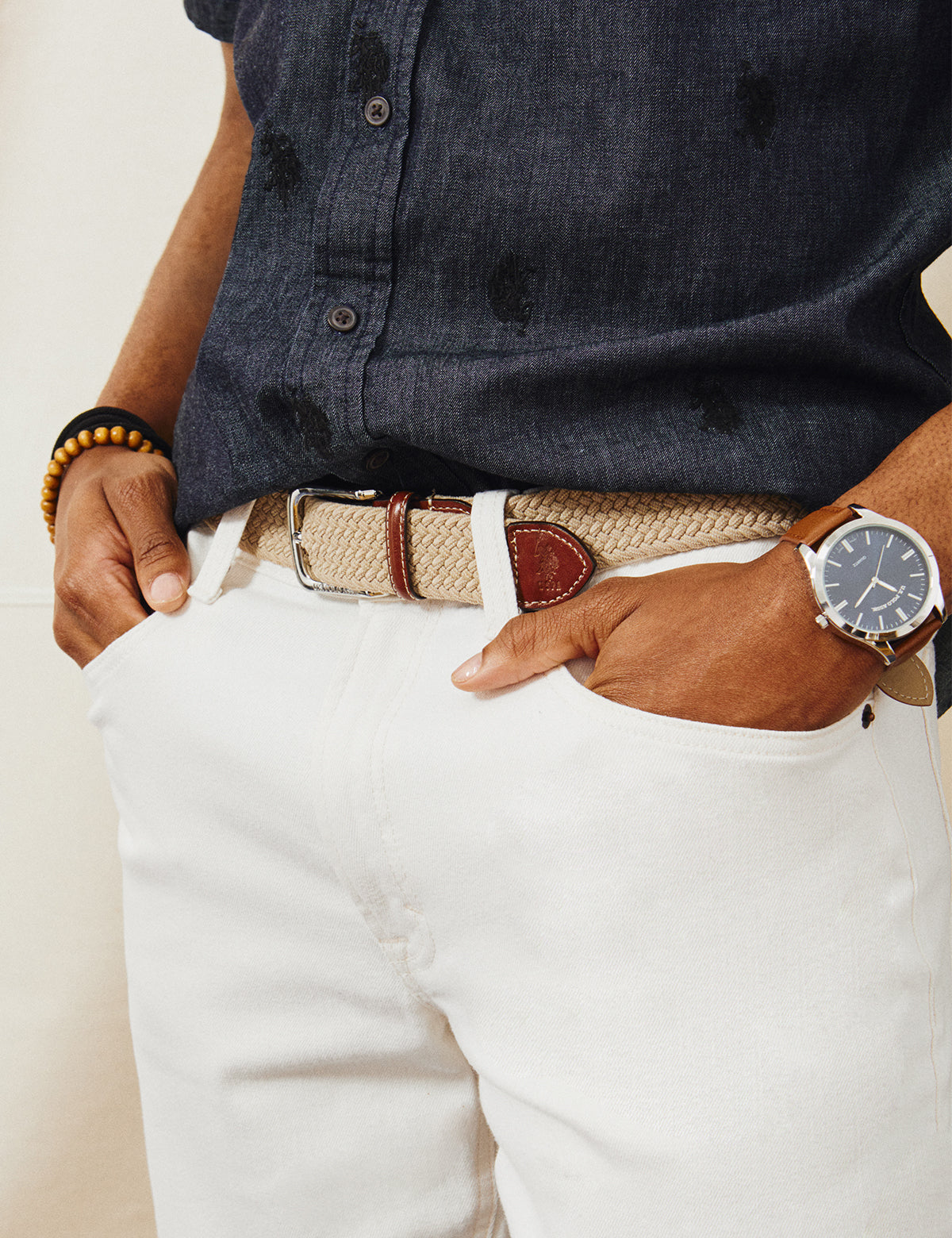 MENS STRETCH WEBBED BELT– U.S. Polo Assn.