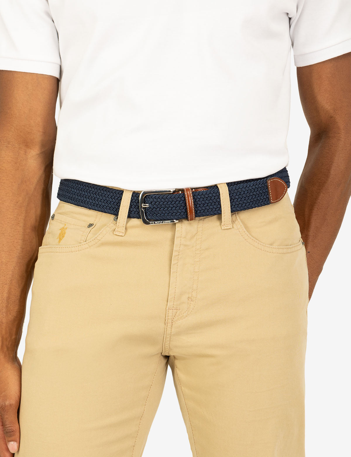 MENS STRETCH WEBBED BELT– U.S. Polo Assn.