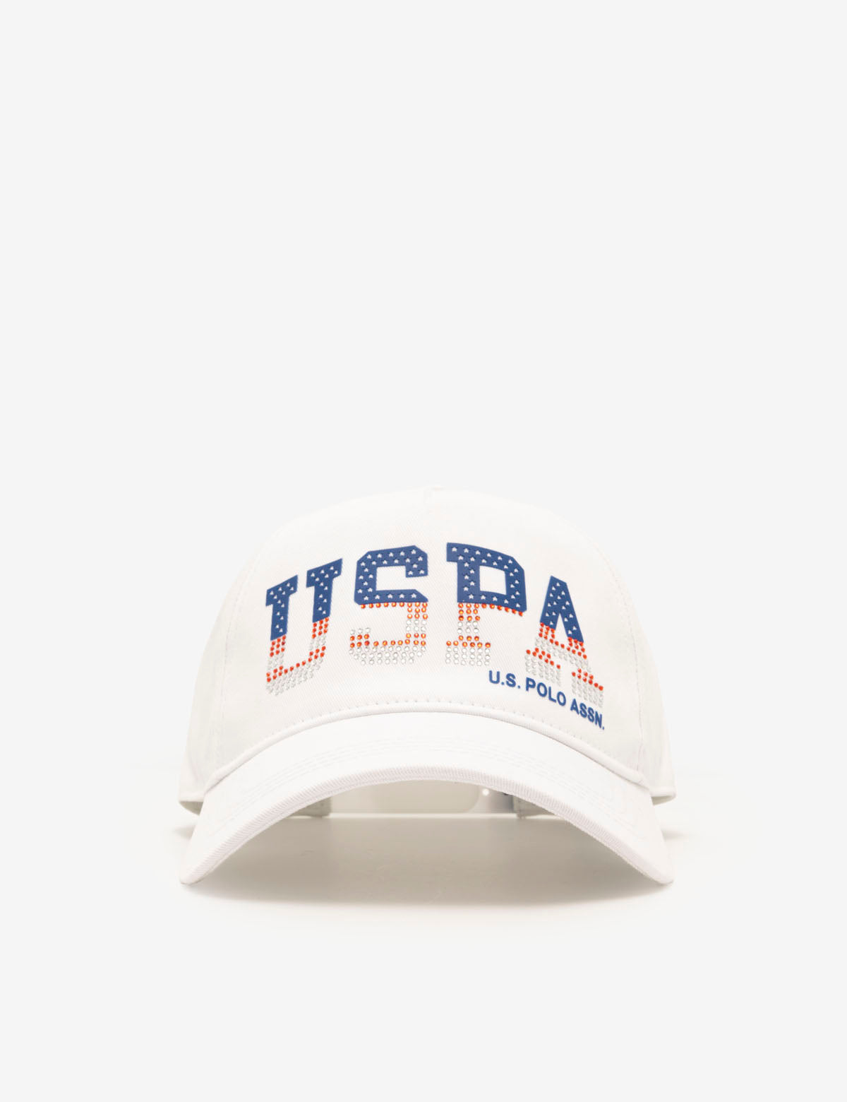 WOMENS RED WHITE AND BLUE USPA RHINESTONE HAT– U.S. Polo Assn.