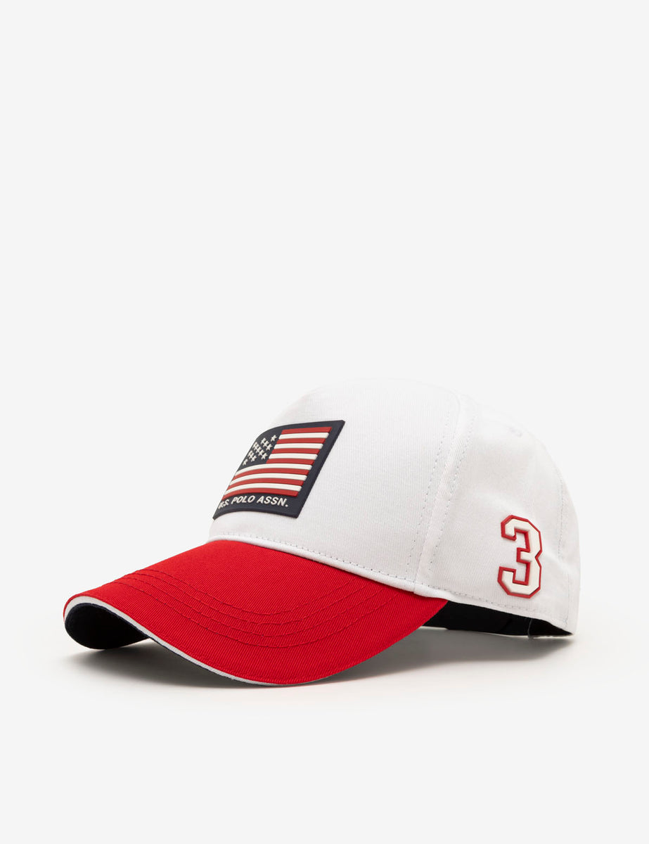 MENS RUBBERIZED FLAG LOGO HAT– U.S. Polo Assn.