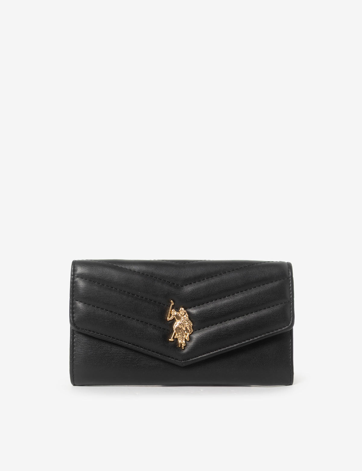 LARGE QUILTED FLAP WALLET– U.S. Polo Assn.