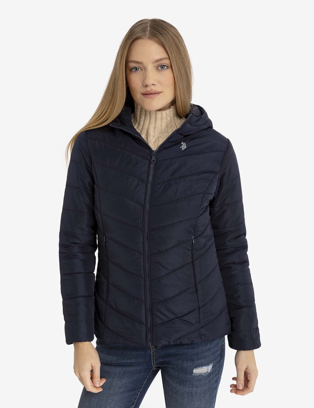 PACKABLE HOODED JACKET– U.S. Polo Assn.