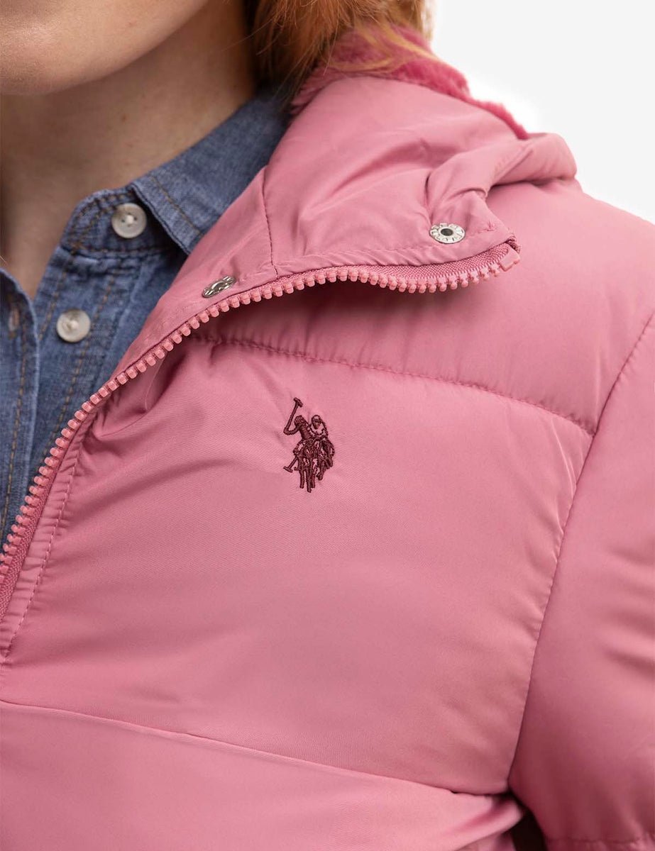 COZY PUFFER JACKET WITH PATCH POCKET– U.S. Polo Assn.