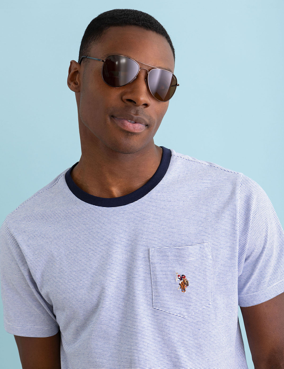 MEN'S POLARIZED CLASSIC AVIATOR SUNGLASSES– U.S. Polo Assn.