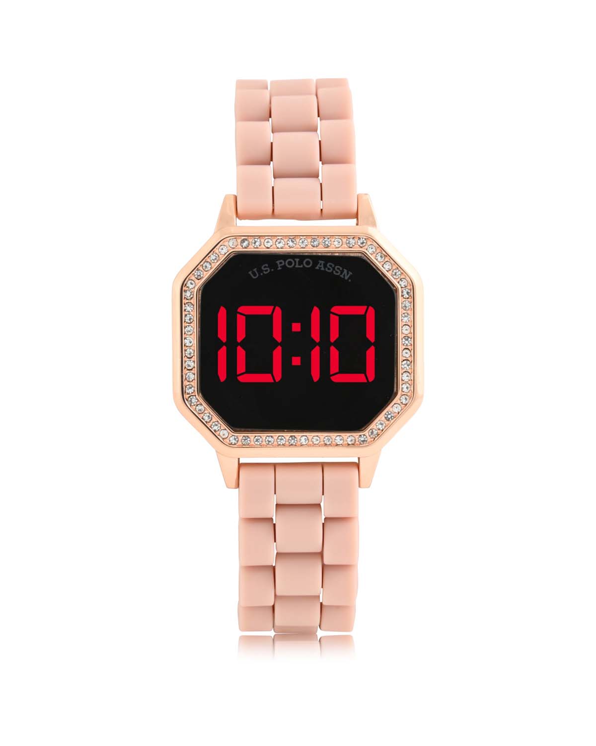 LADIES LED WATCH AND STACKABLE BRACELETS SET– U.S. Polo Assn.