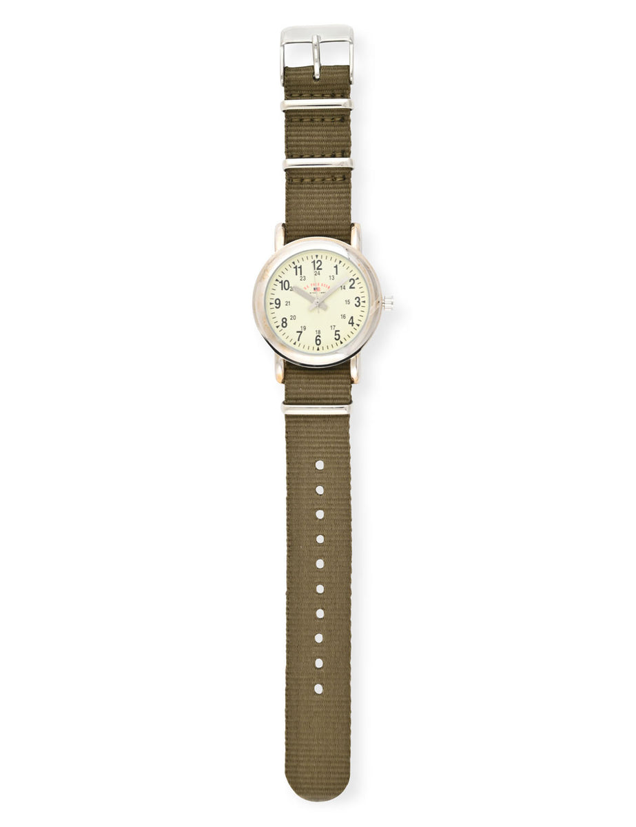 USPA JUNIOR GREEN NYLON STRAP WATCH– U.S. Polo Assn.