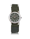 USPA JUNIOR MILITARY GREEN NYLON FASTWRAP WATCH– U.S. Polo Assn.