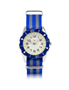 USPA JUNIOR BLUE AND GRAY NYLON STRAP WATCH– U.S. Polo Assn.