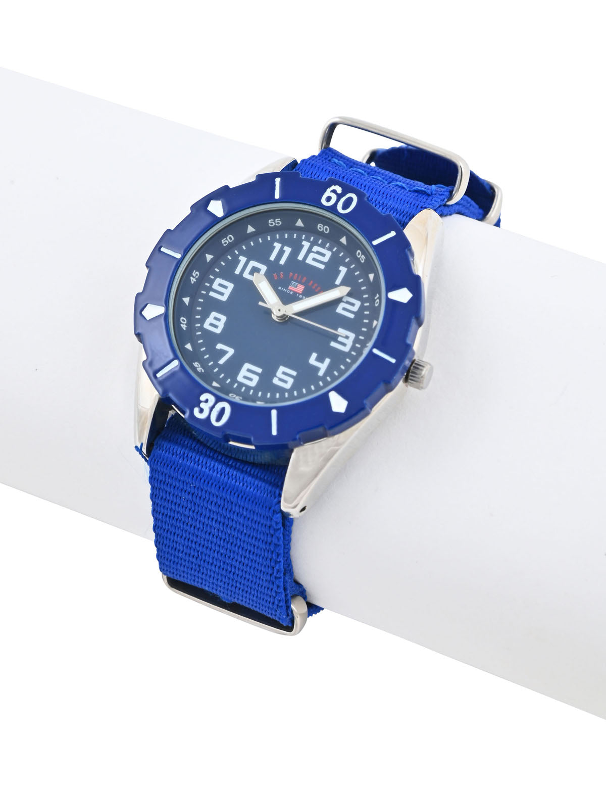 USPA JUNIOR BLUE NYLON STRAP WATCH– U.S. Polo Assn.