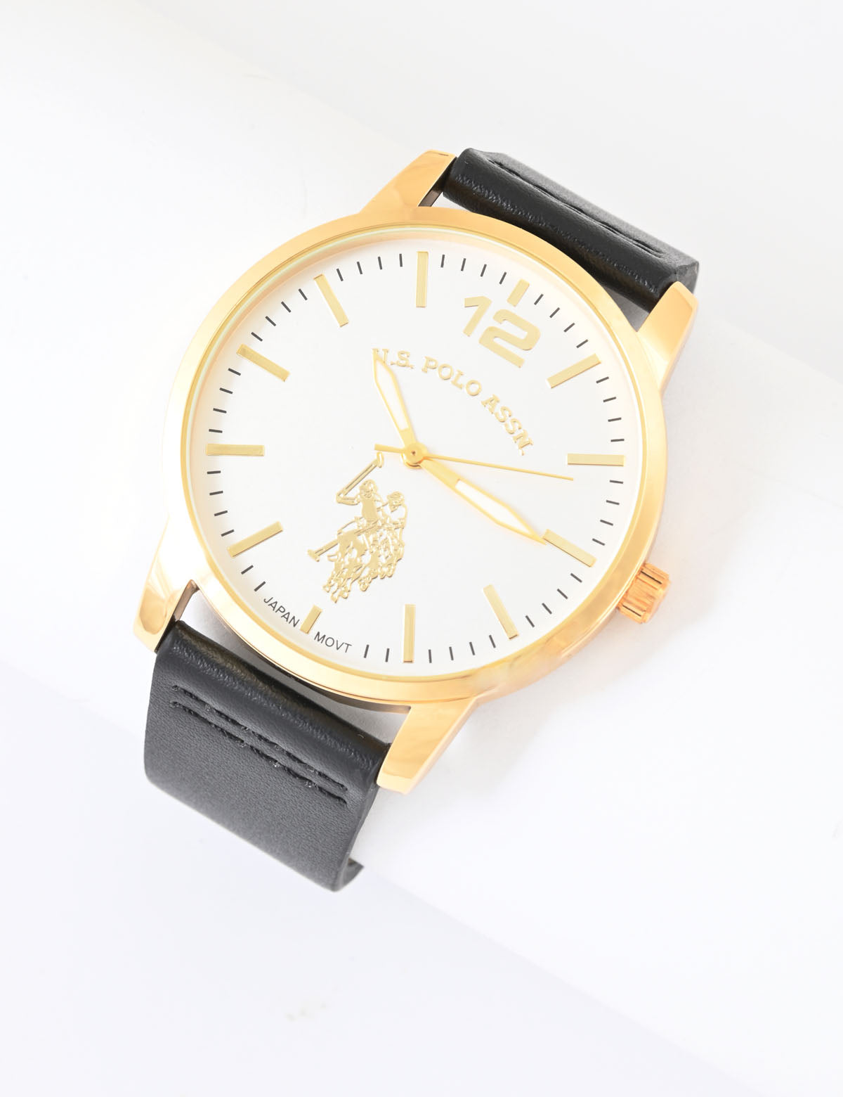 TWO MENS BRACELET AND STRAP WATCH SET– U.S. Polo Assn.