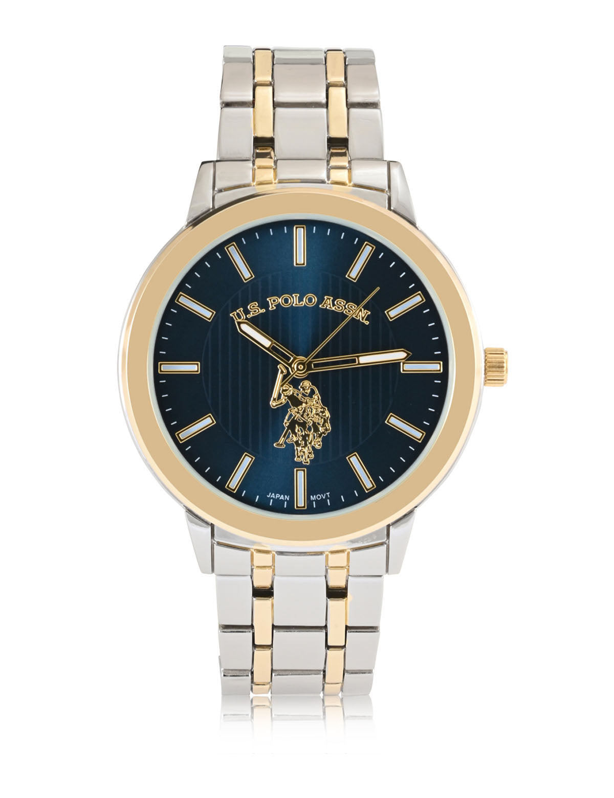 MEN'S TWO TONE MESH AND BRACELET WATCH SET– U.S. Polo Assn.