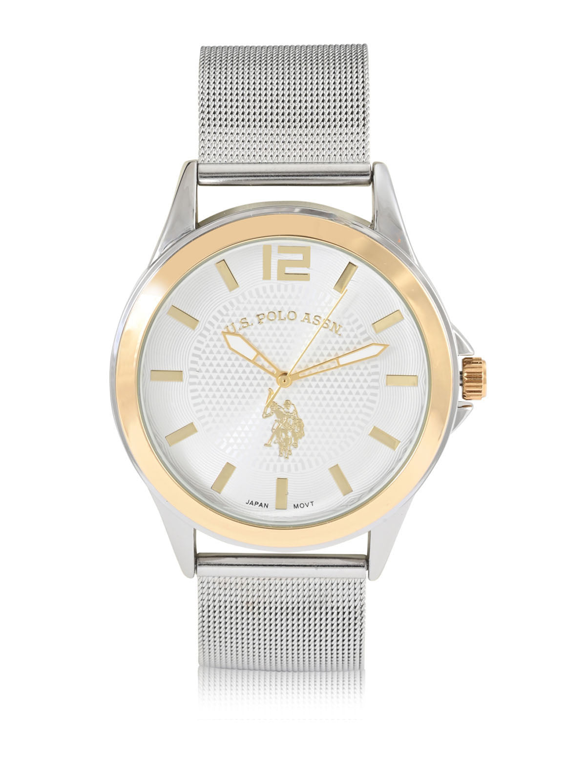 MEN'S TWO TONE MESH AND BRACELET WATCH SET– U.S. Polo Assn.