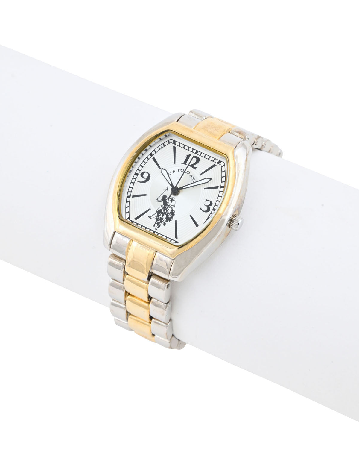 LADIES SILVER AND GOLD SQUARE FACE WATCH– U.S. Polo Assn.