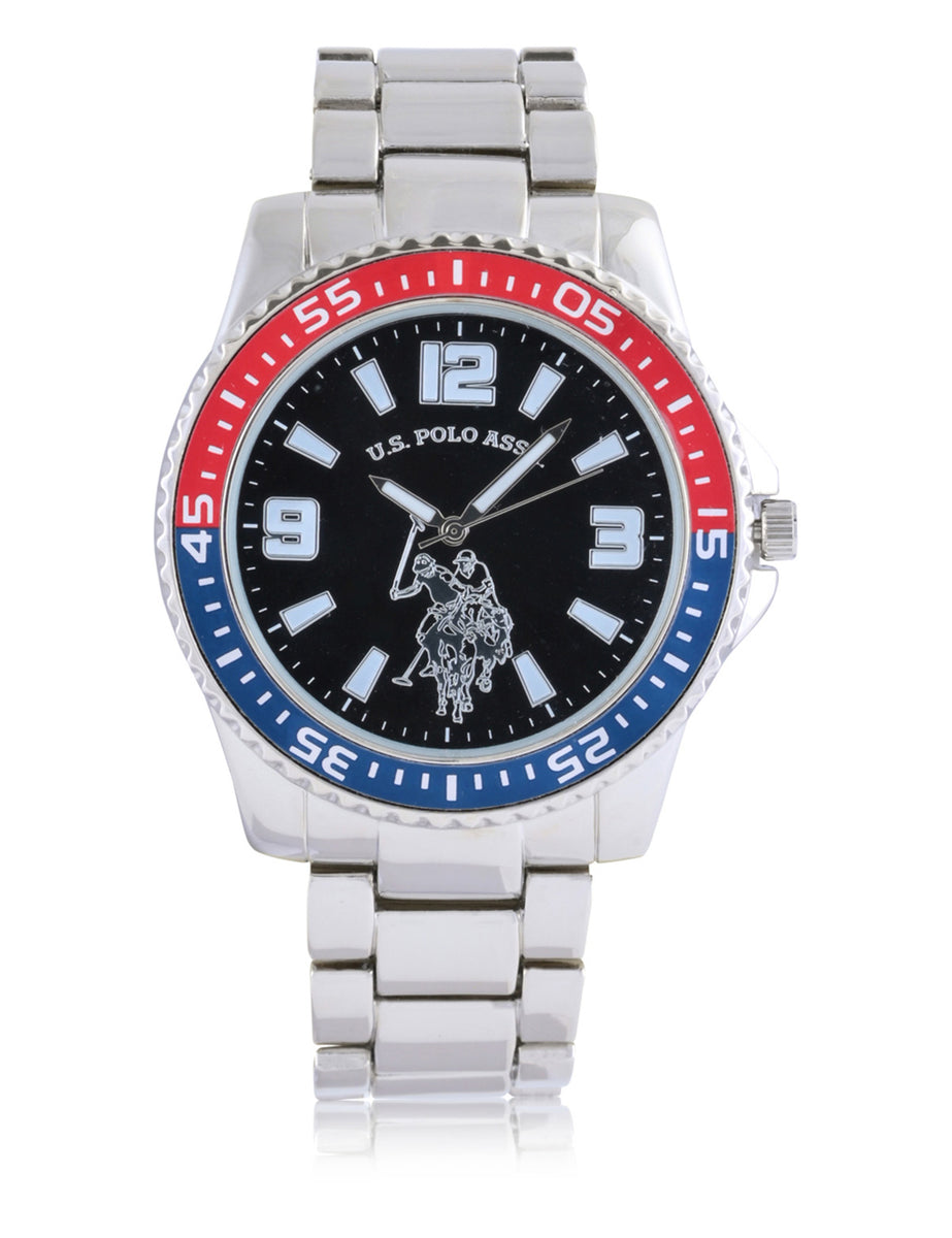 MEN'S SIGNATURE RED AND BLUE LINK WATCH– U.S. Polo Assn.