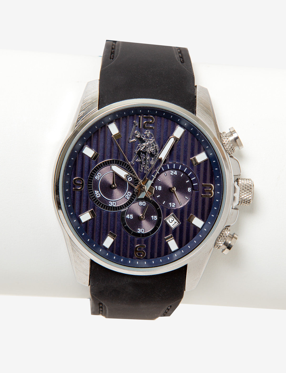 MEN'S EXCLUSIVE BLACK AND BLUE DIAL WATCH– U.S. Polo Assn.