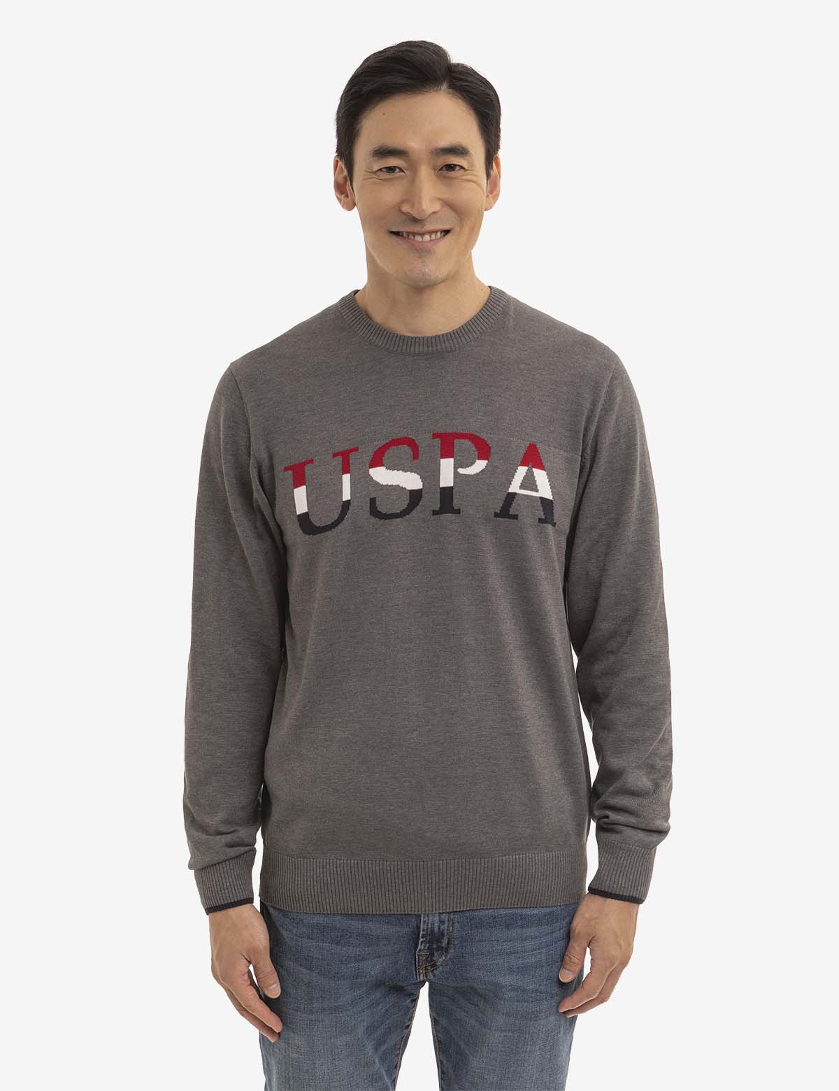 USPA CHEST LOGO CREW NECK SWEATER– U.S. Polo Assn.