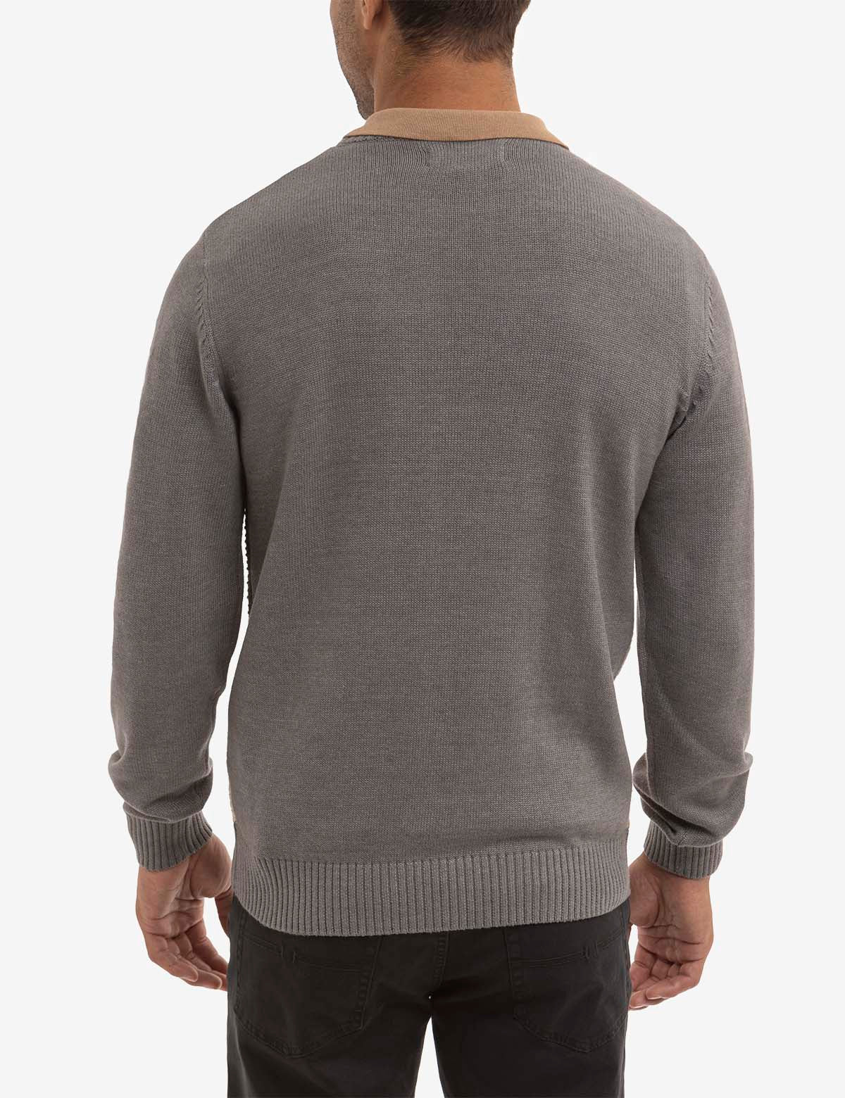 PATCHWORK CREW NECK SWEATER– U.S. Polo Assn.