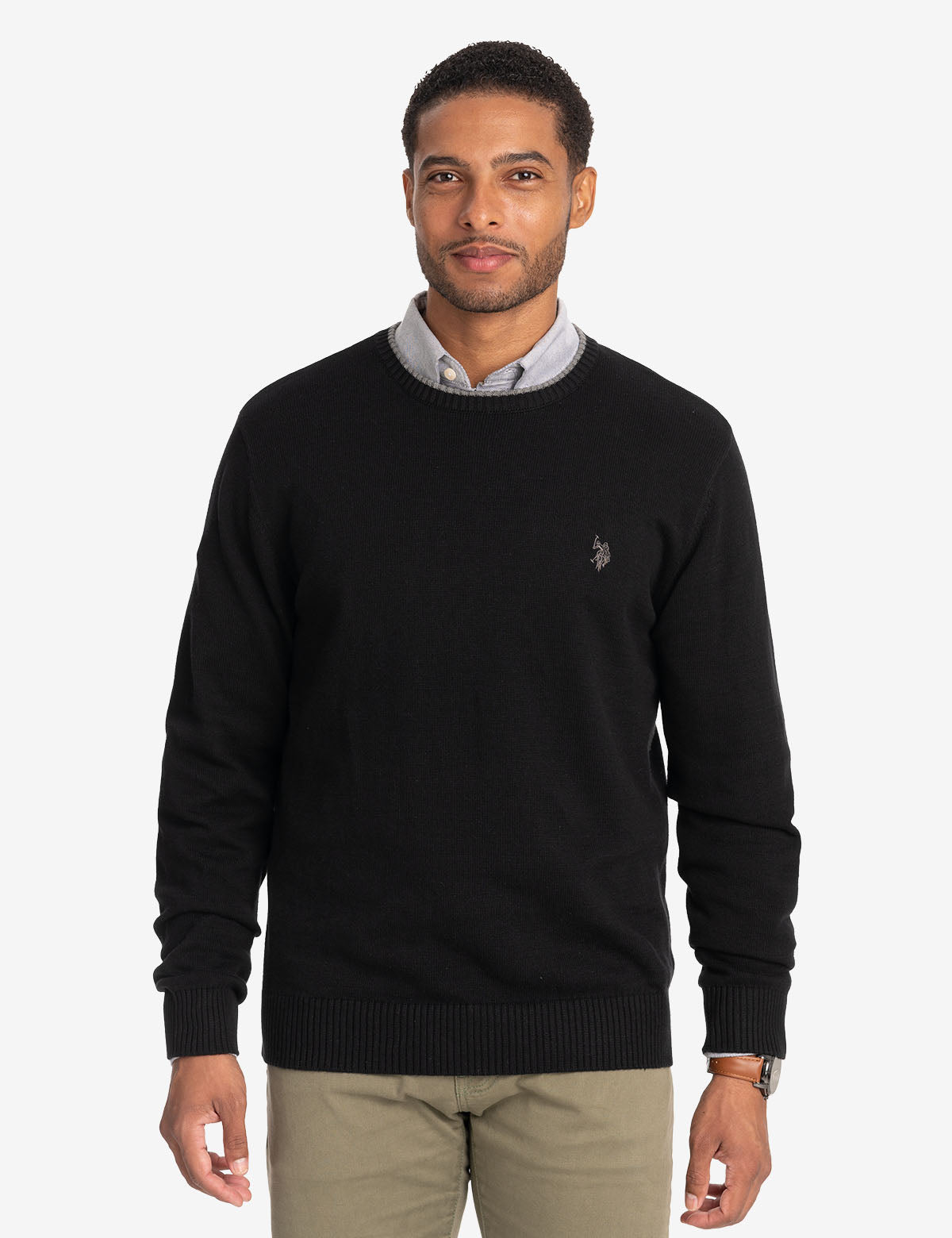 SOLID CREW NECK SWEATER– U.S. Polo Assn.