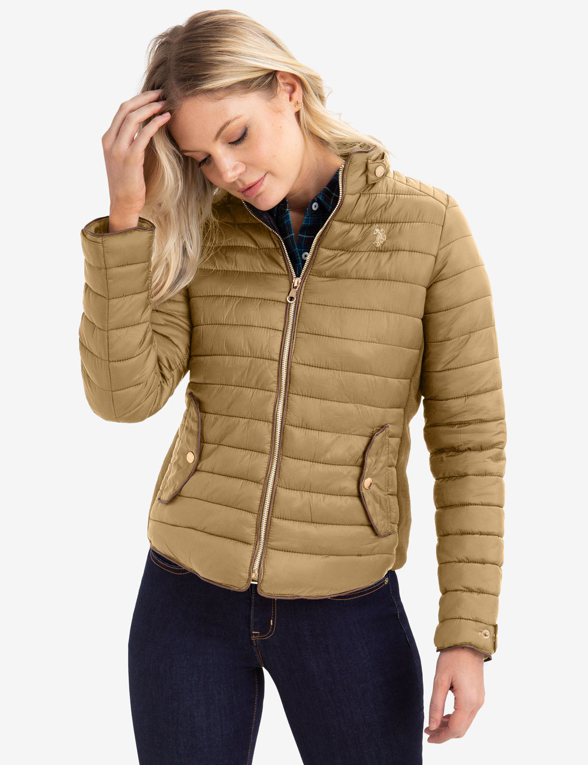 CHANNEL SIDE KNIT JACKET– U.S. Polo Assn.