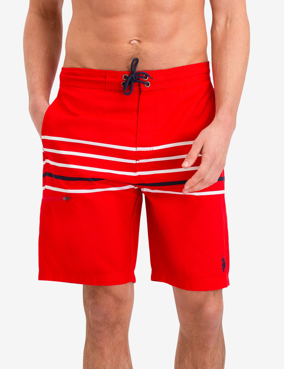 STRIPED SWIM TRUNKS– U.S. Polo Assn.