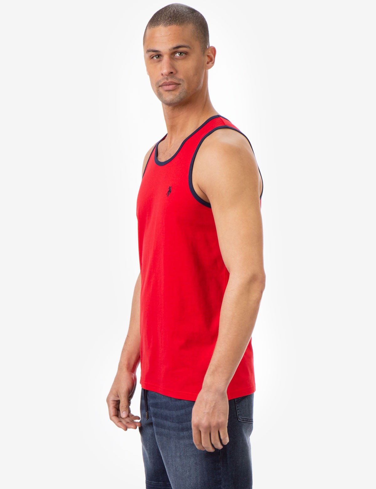 CONTRAST TRIM TANK– U.S. Polo Assn.