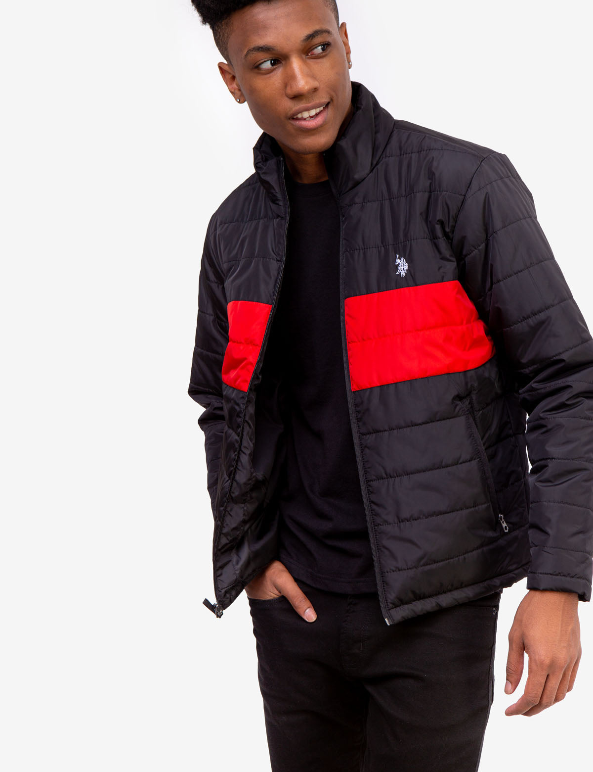 COLORBLOCK PUFFER JACKET– U.S. Polo Assn.