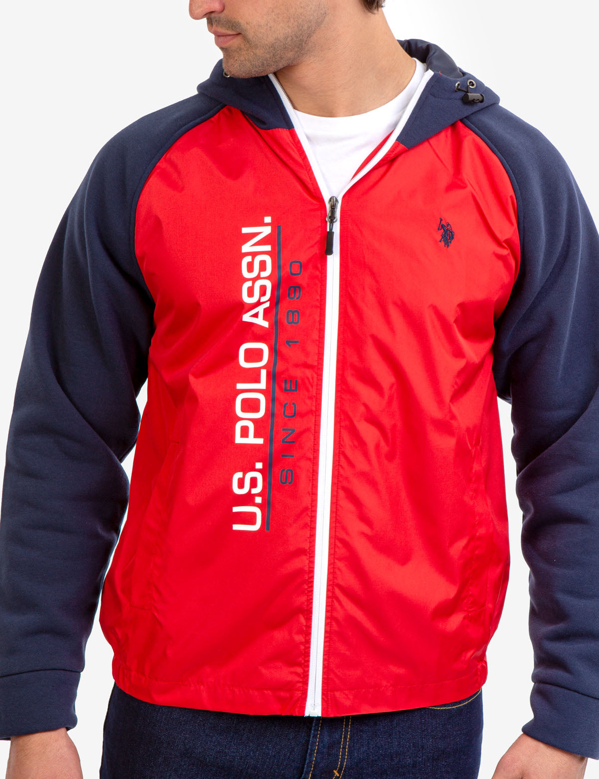COLORBLOCK FLEECE HOODED JACKET– U.S. Polo Assn.
