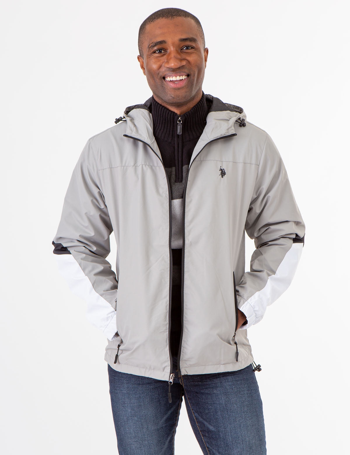 COLORBLOCK HOODED JACKET– U.S. Polo Assn.