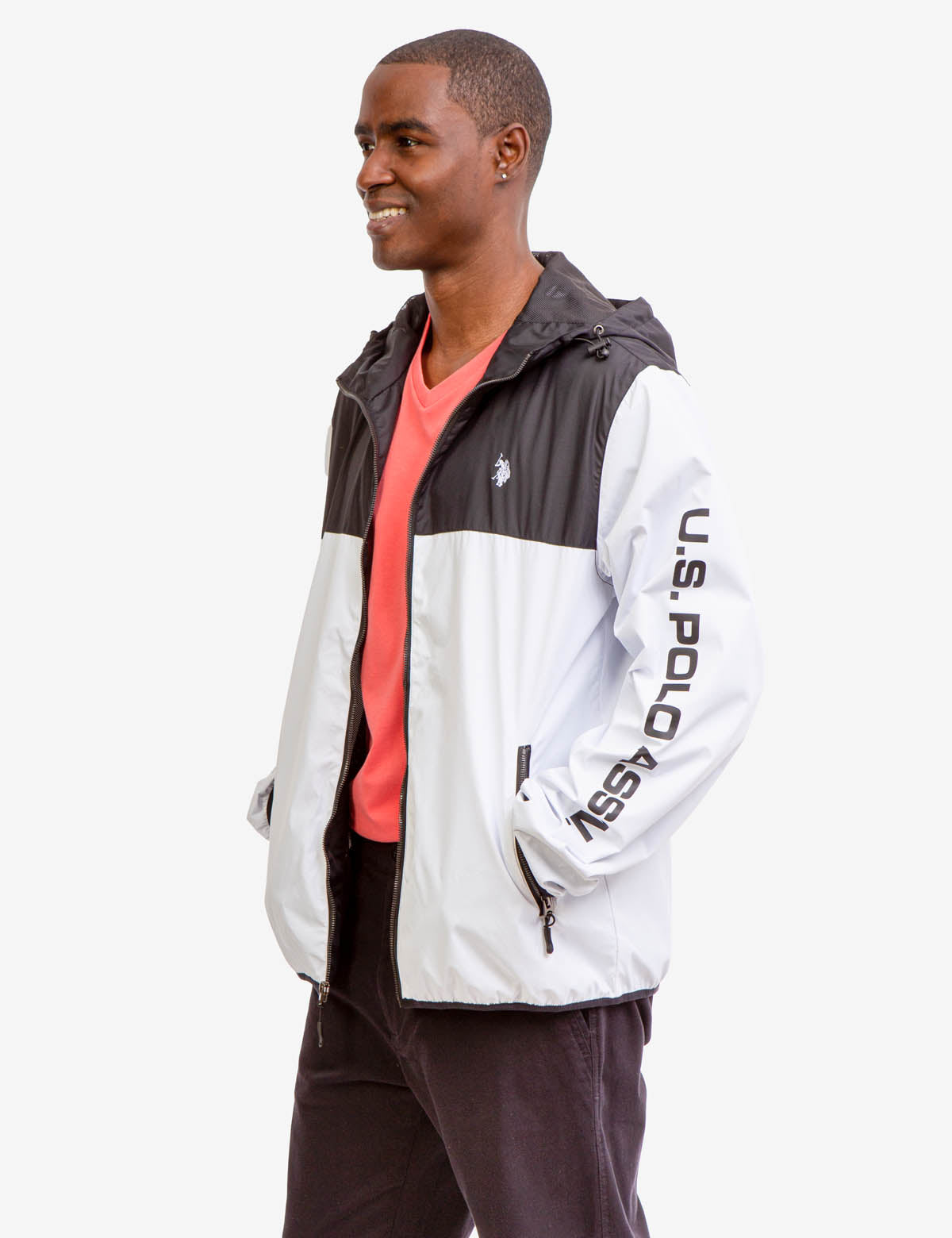 USPA SLEEVE COLORBLOCK WINDBREAKER– U.S. Polo Assn.