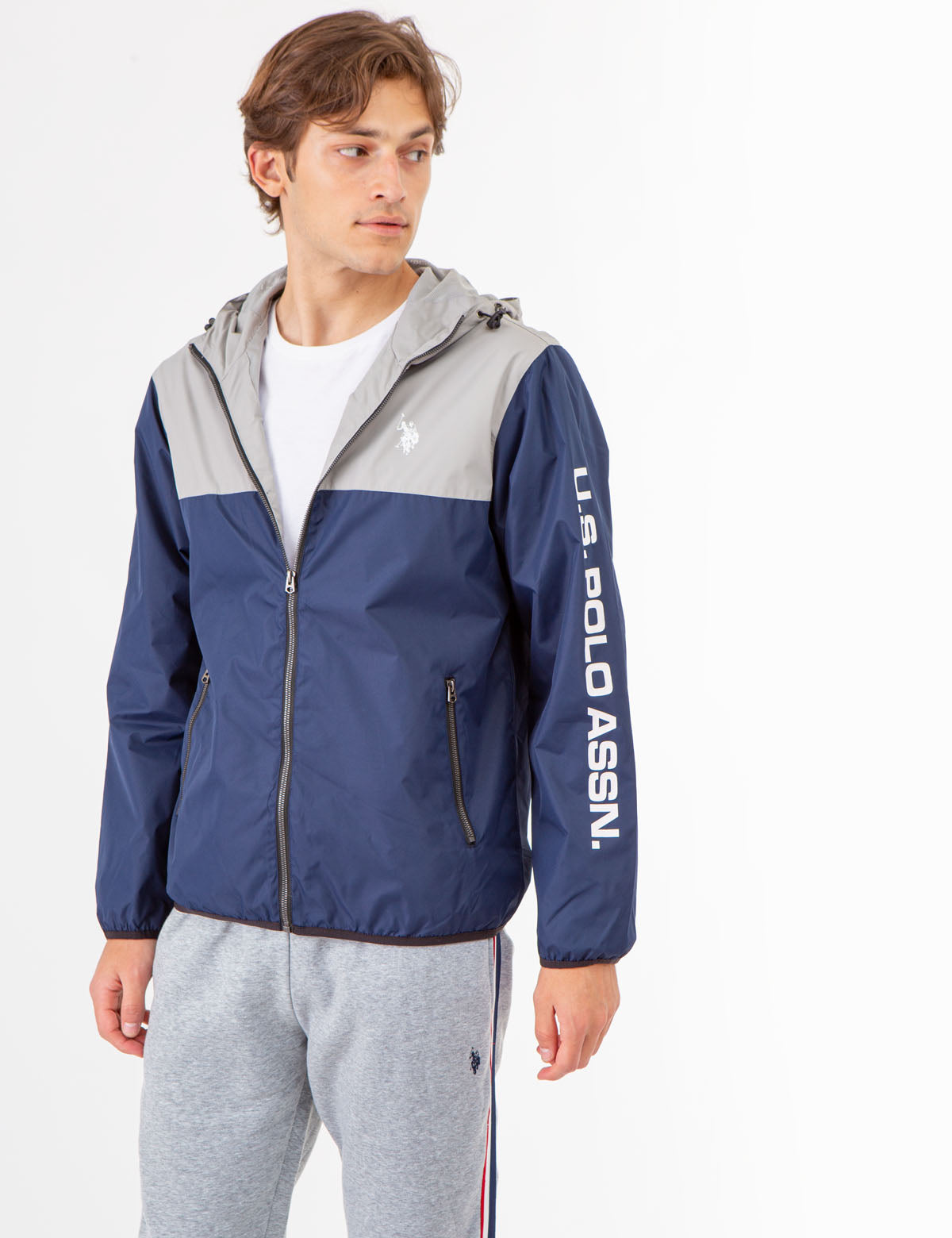 USPA SLEEVE COLORBLOCK WINDBREAKER– U.S. Polo Assn.
