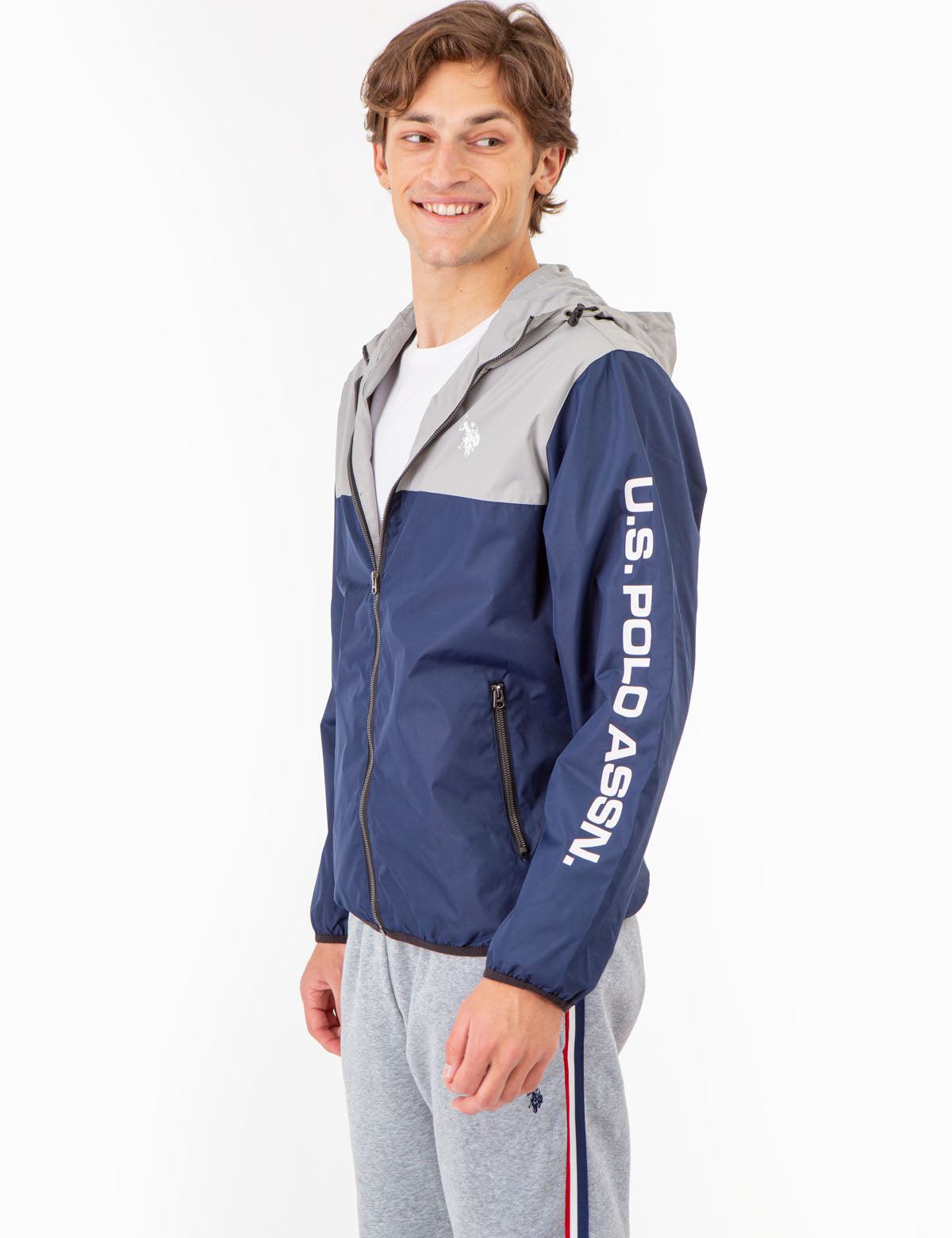 USPA SLEEVE COLORBLOCK WINDBREAKER– U.S. Polo Assn.