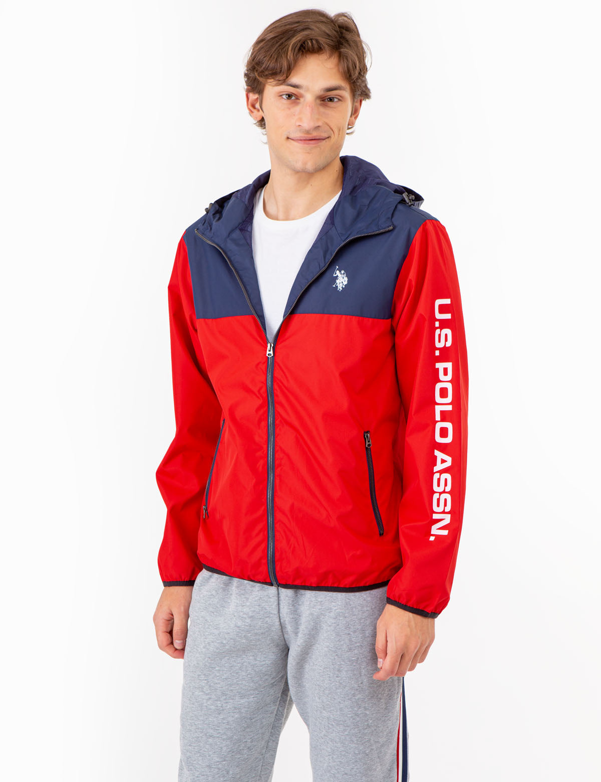 USPA SLEEVE COLORBLOCK WINDBREAKER– U.S. Polo Assn.