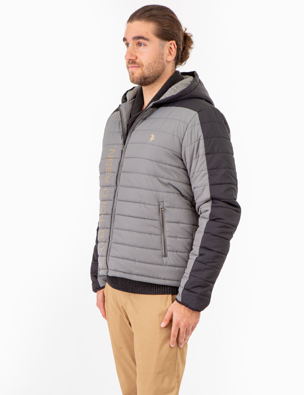 COLORBLOCK QUILTED PUFFER JACKET– U.S. Polo Assn.